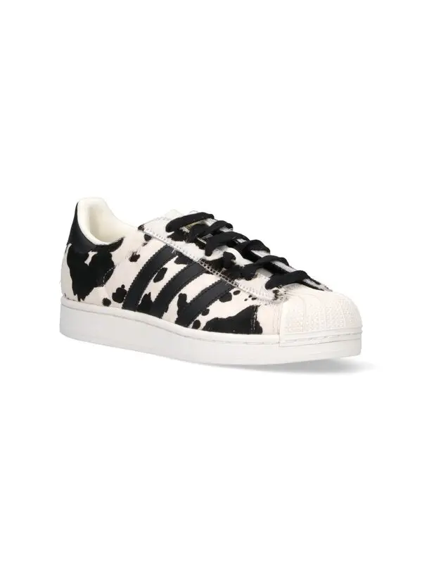 Adidas Superstar Ii Printed Sneakers - Black