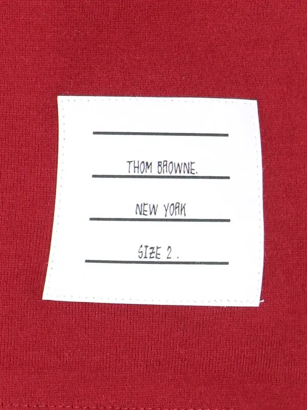 Thom Browne Ringer T-shirt - Red