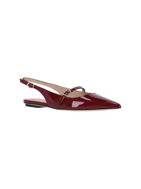 STUART WEITZMAN Emilia Slingback Mules - Red