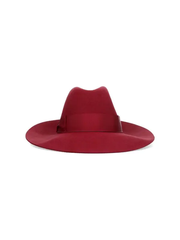 Borsalino Monica Fur Felt Hat - Red