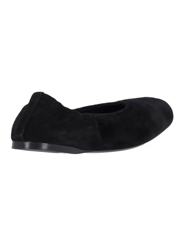 Alaïa Flat Square Ballerinas - Black