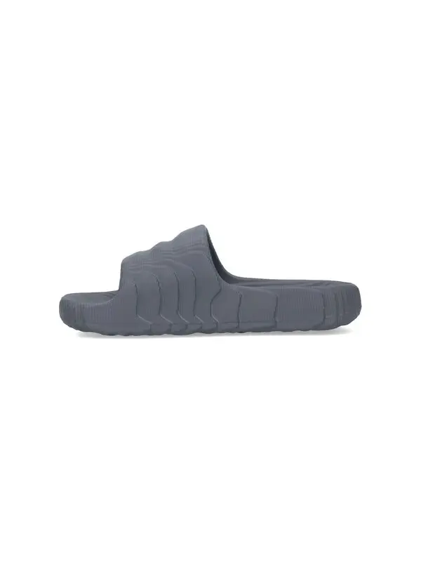 Adidas Adilette 22 Sandals - Gray