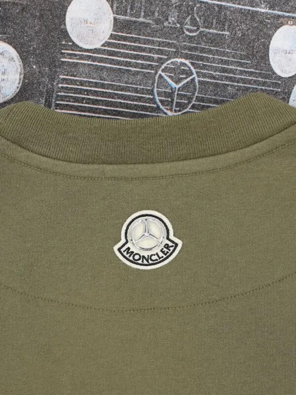 Moncler X Mercedes-benz Nigo Logo T-shirt - Green