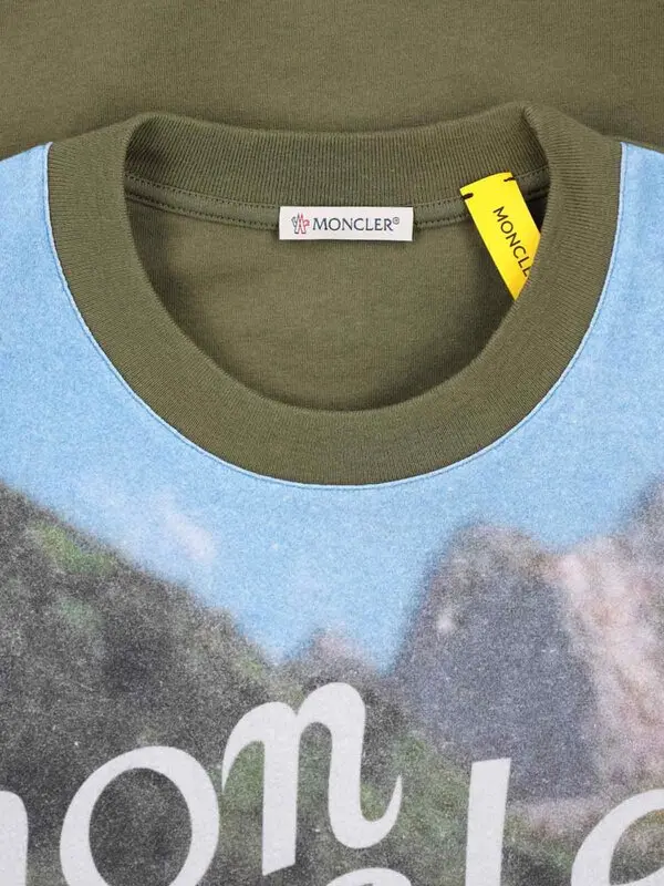 Moncler X Mercedes-benz Nigo Logo T-shirt - Green