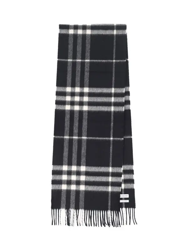 BONSAI Check' Scarf - Black