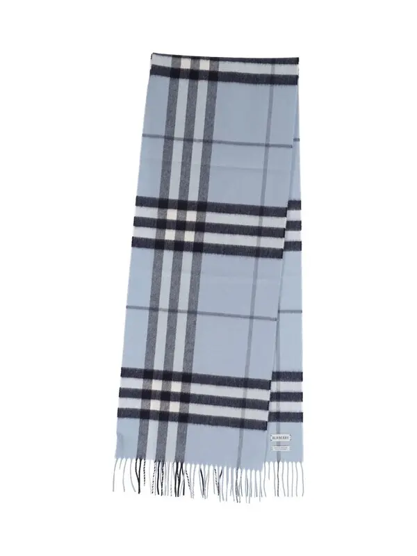 BONSAI Check' Scarf - Blue