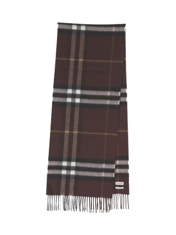 Burberry Check' Scarf - Brown