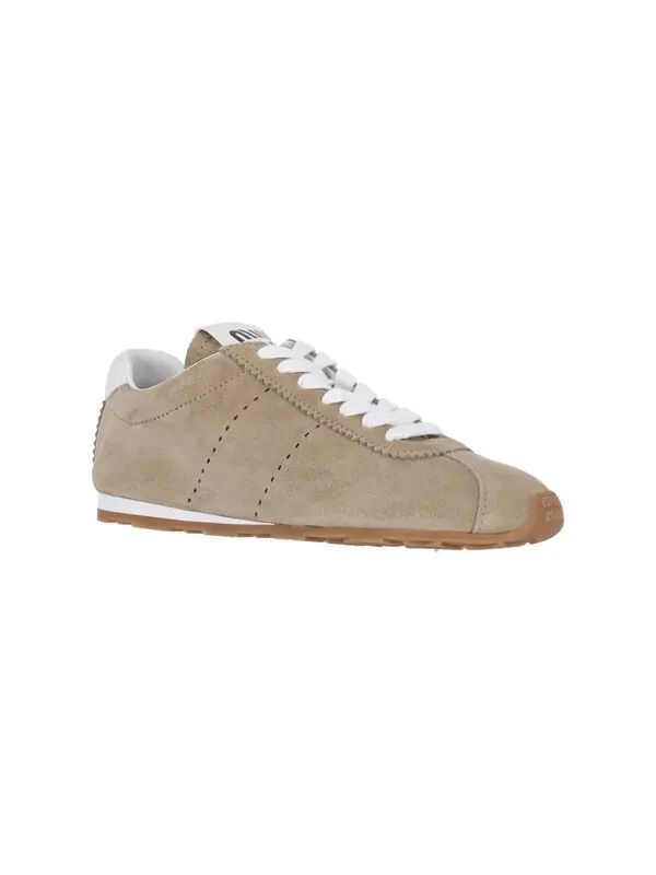 Miu Miu Plume Sneakers - Beige