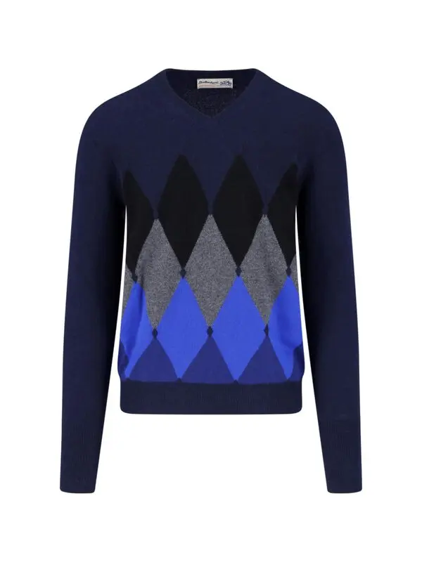 DRUMOHR Zegna Cashmere Sweater - Blue