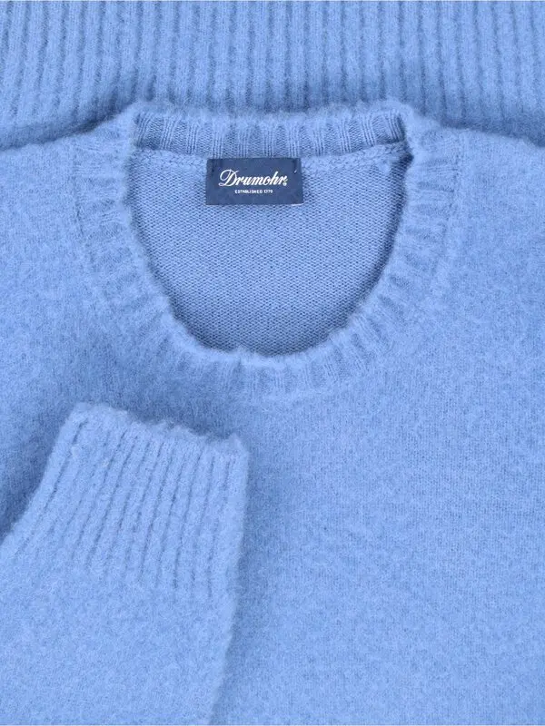 BALLANTYNE Cashmere Sweater - Light Blue