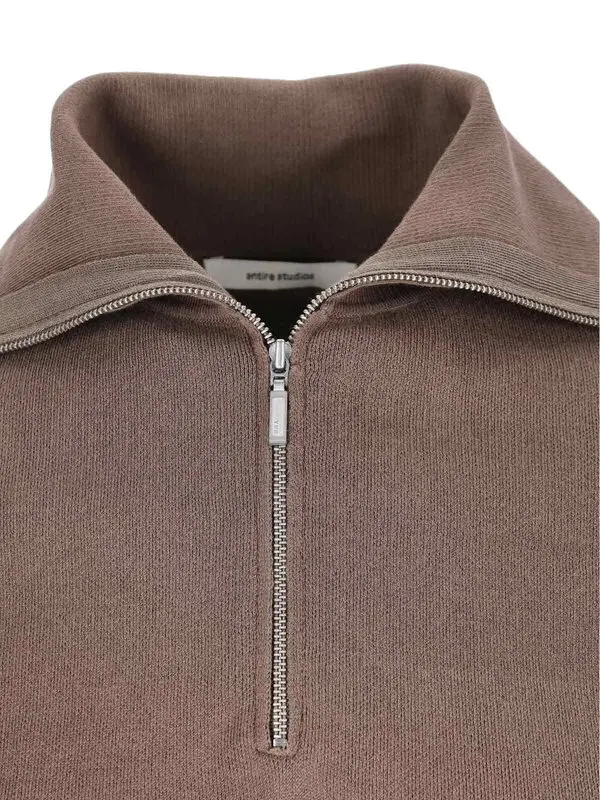 ENTIRE STUDIOS Zip Sweater - Brown