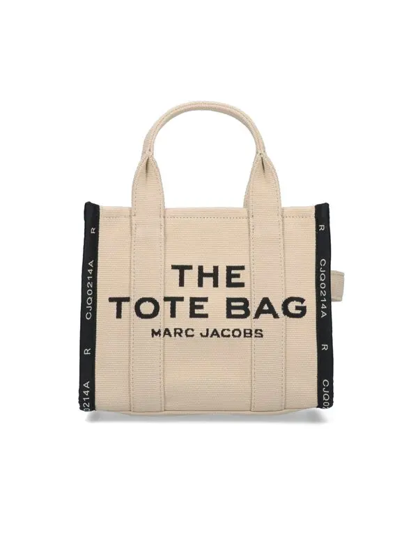 Marc Jacobs Small 'the Jacquard' Tote Bag - Beige