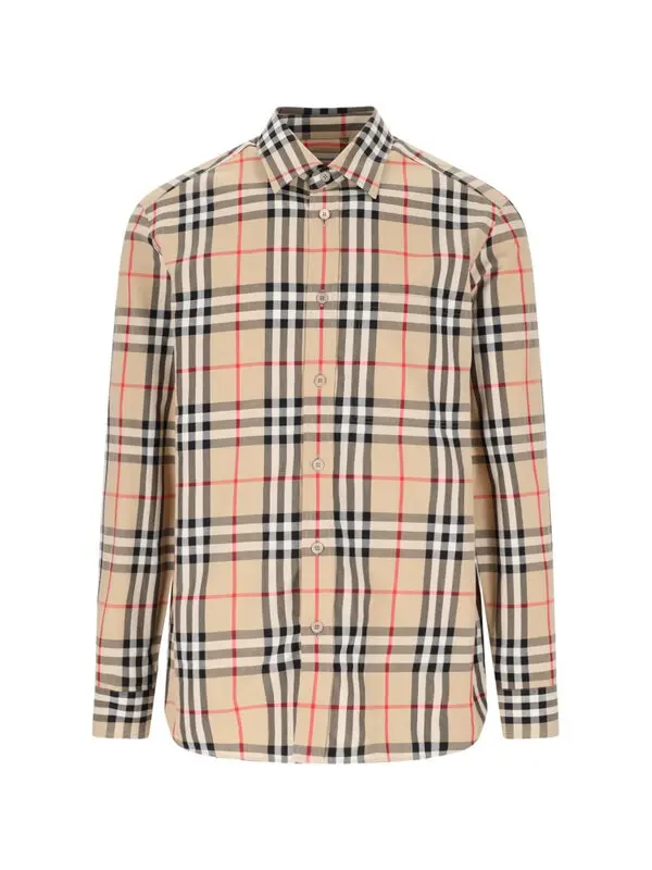 Burberry Check Pattern Shirt