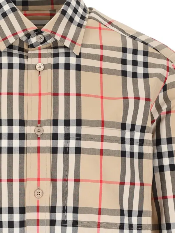 Burberry Check Pattern Shirt
