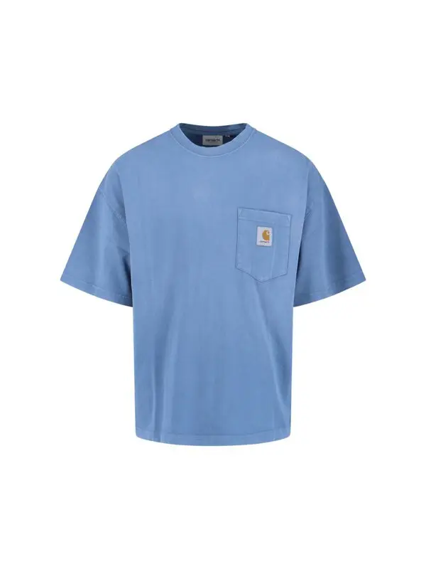Carhartt Work In Progress S/s Hudson Pocket' T-shirt - Blue