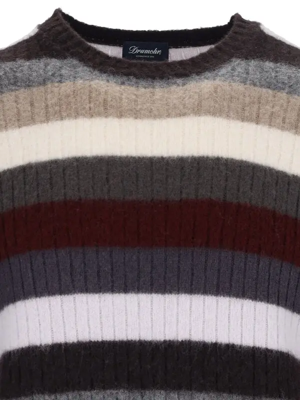 DRUMOHR Striped Wool Sweater