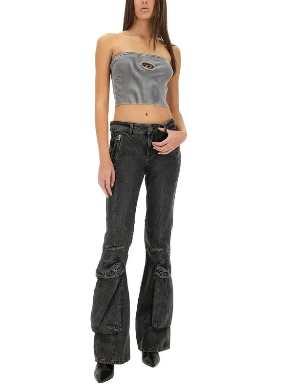 DIESEL® Slim Fit Top - Grey