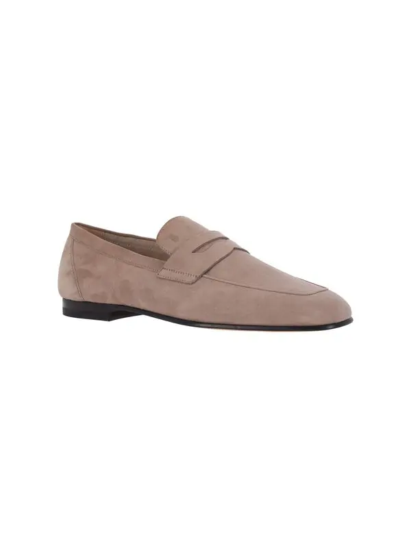 Miu Miu Suede Loafers - Beige