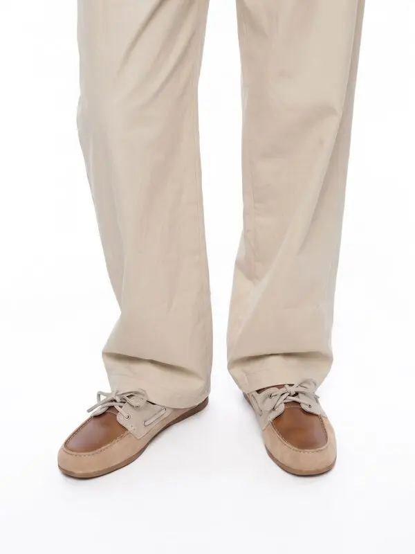Miu Miu Suede Loafers - Beige