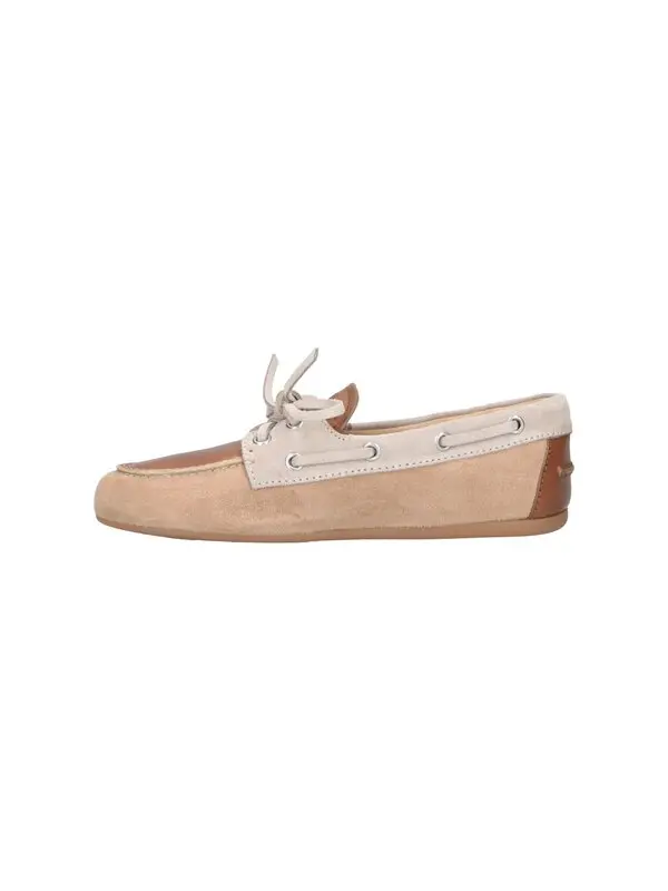 Miu Miu Suede Loafers - Beige