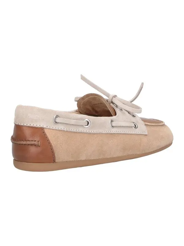 Miu Miu Suede Loafers - Beige