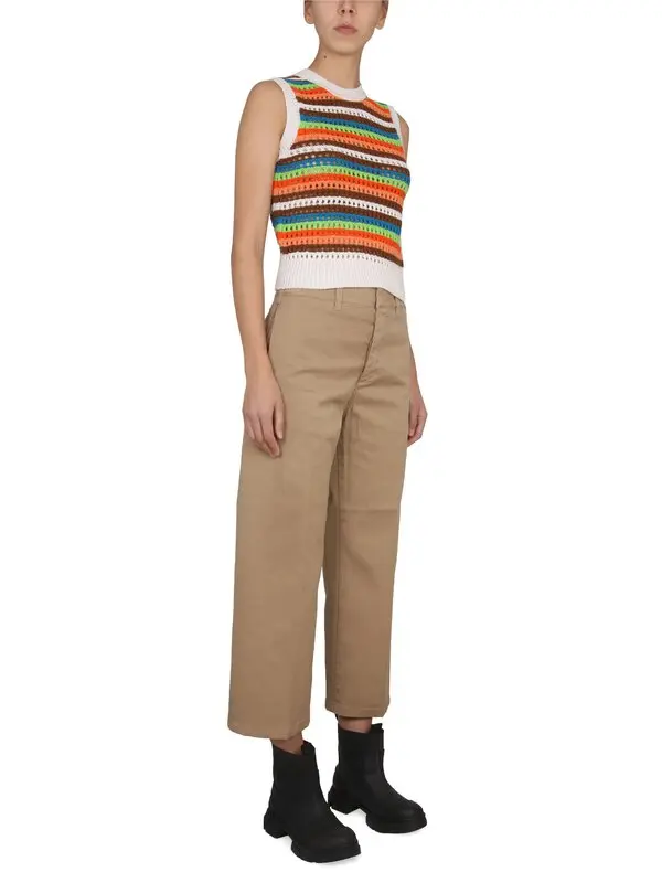 DEPARTMENT 5 Sleeveless Striped Top