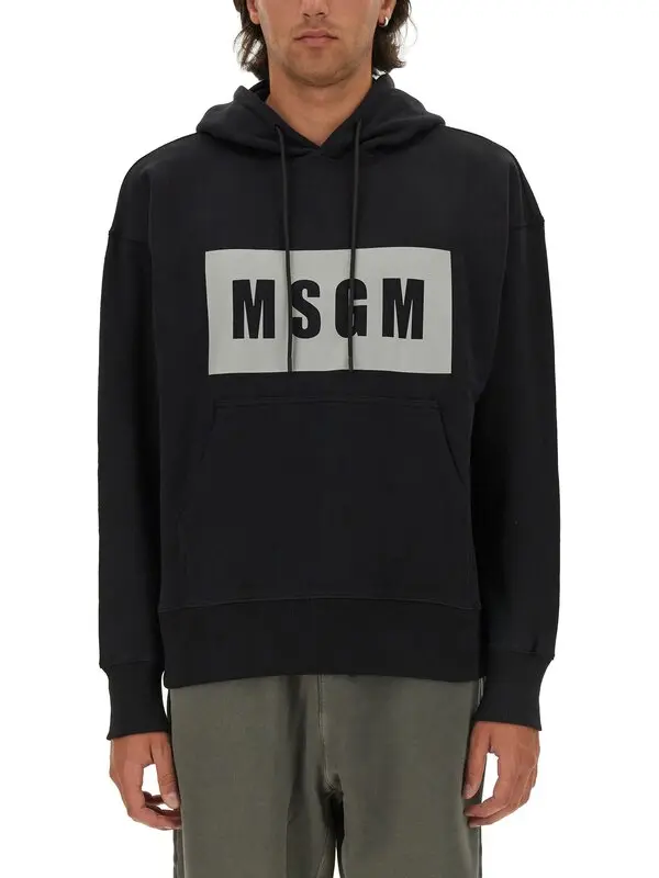 MSGM Logo Sweatshirt - Black