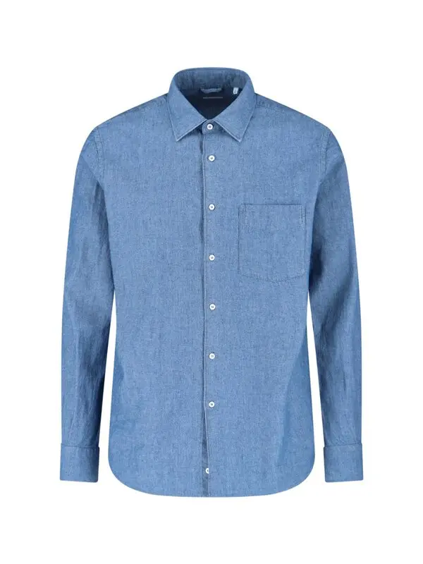 Auralee Classic Fit Shirt - Blue