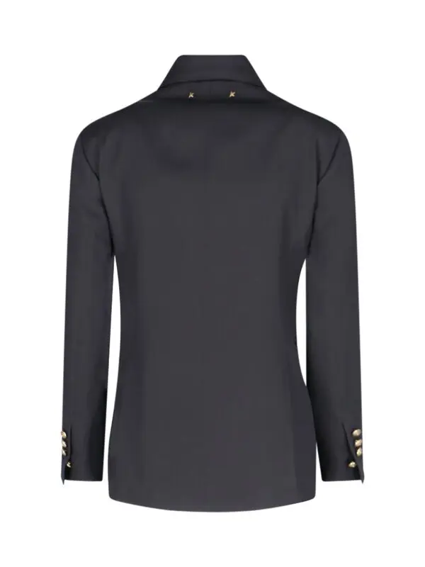 Balmain Double-breasted Cashmere Blazer - Black