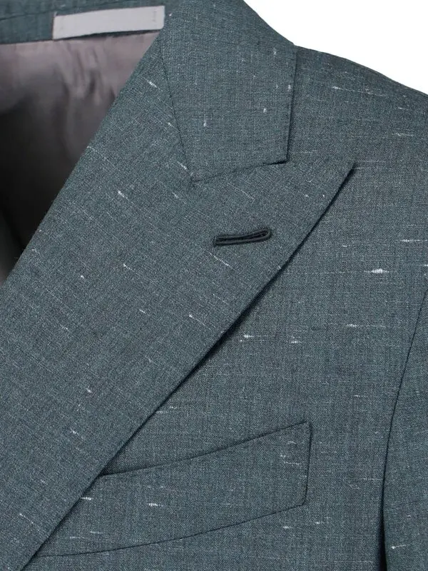Balmain Double-breasted Cashmere Blazer - Green