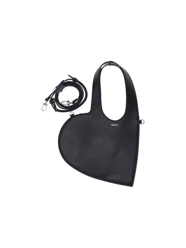 Coperni Baby Heart Bag - Black