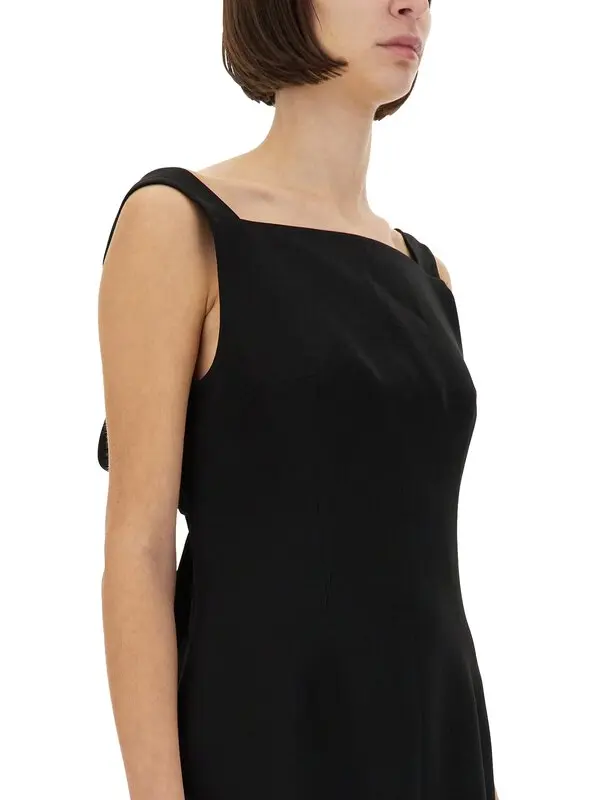 Givenchy Crepe And Satin Dress