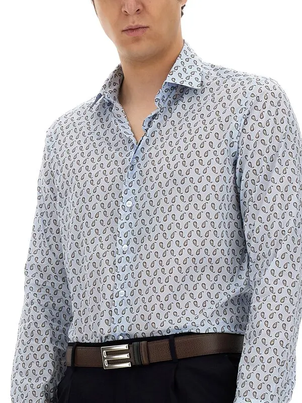 Etro Shirt "rome - Azure
