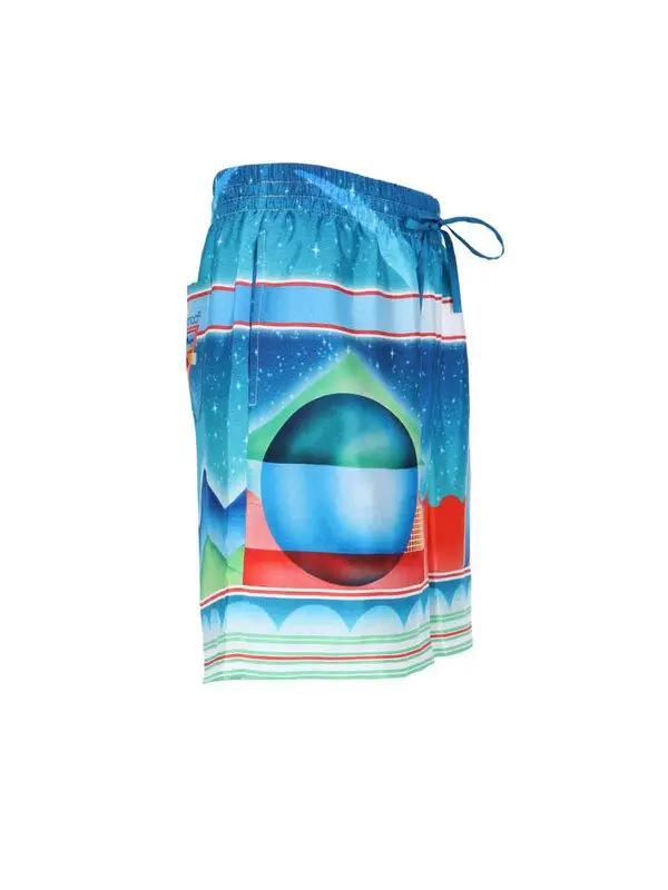 Casablanca Galaxy Court Shorts - Multi