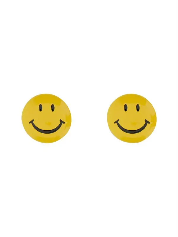 Moschino Smile Earrings - Yellow