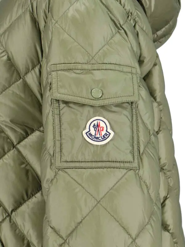 Ami Logo Down Jacket - Green