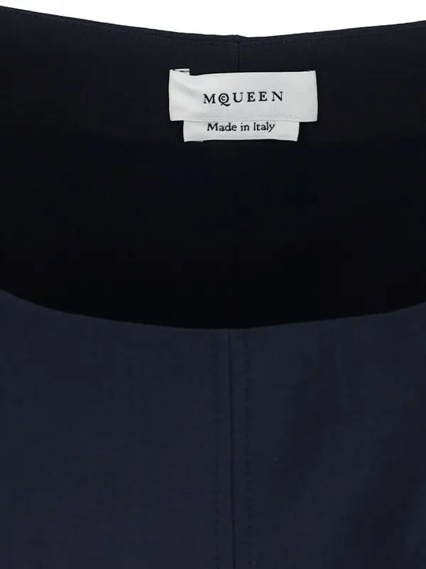 Alexander McQueen Wool And Silk Mini Dress