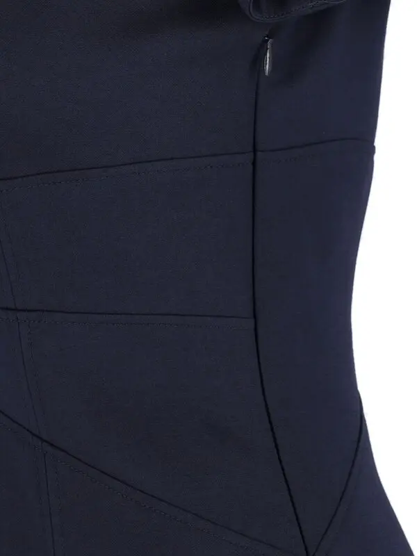 Alexander McQueen Wool And Silk Mini Dress