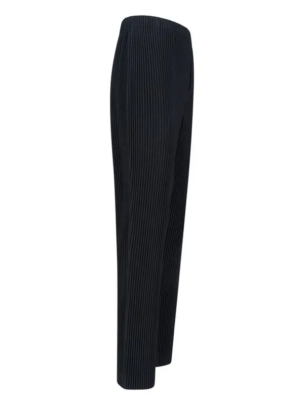 PLEATS PLEASE Pleated Straight Leg Pants - Black