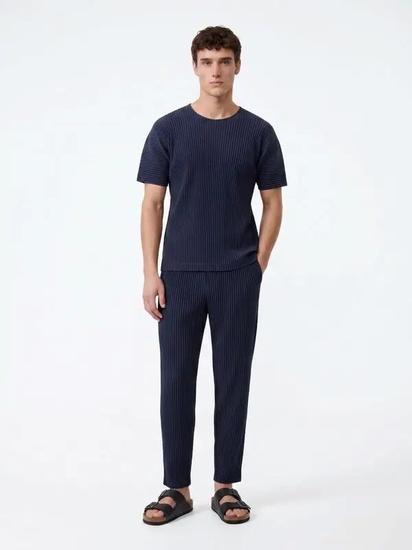 Giorgio Armani Pleated Wide Leg Pants