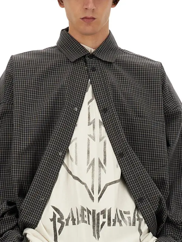 Balenciaga Large Fit Outerwear Shirt
