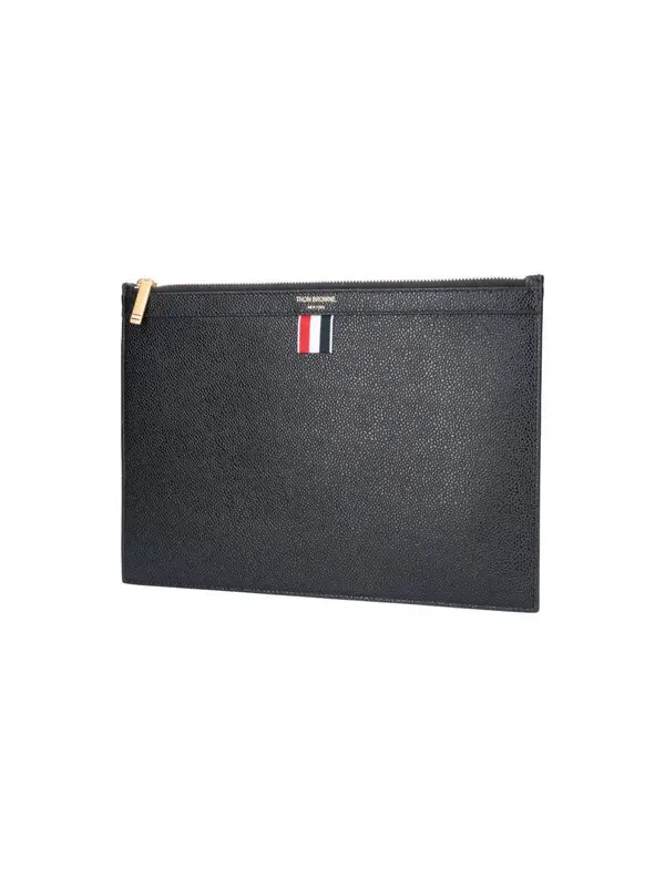 Thom Browne Tablet Pouch - Black