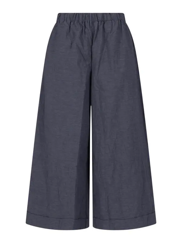Max Mara Wide Leg Trousers - Gray
