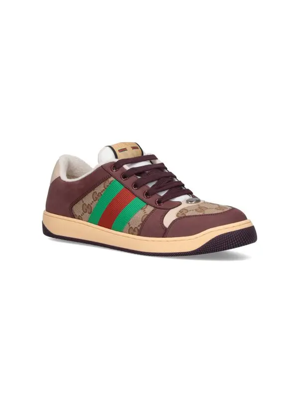 Gucci Screener Sneakers - Red