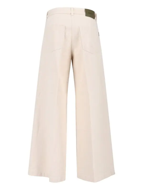 SUNFLOWER Wide Leg Denim Jeans - Cream