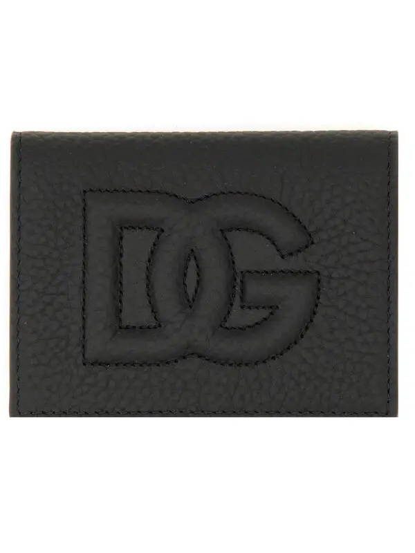 Dolce & Gabbana Wallet With Logo - Black