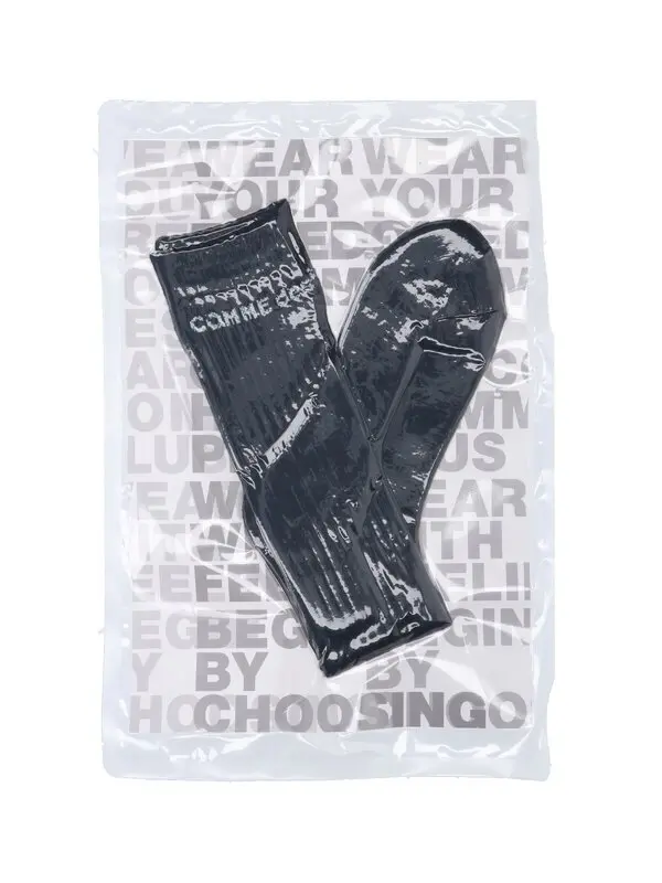 Comme Des Garçons Logo Socks - Black