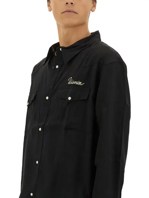 Visvim Shirt With Logo - Black