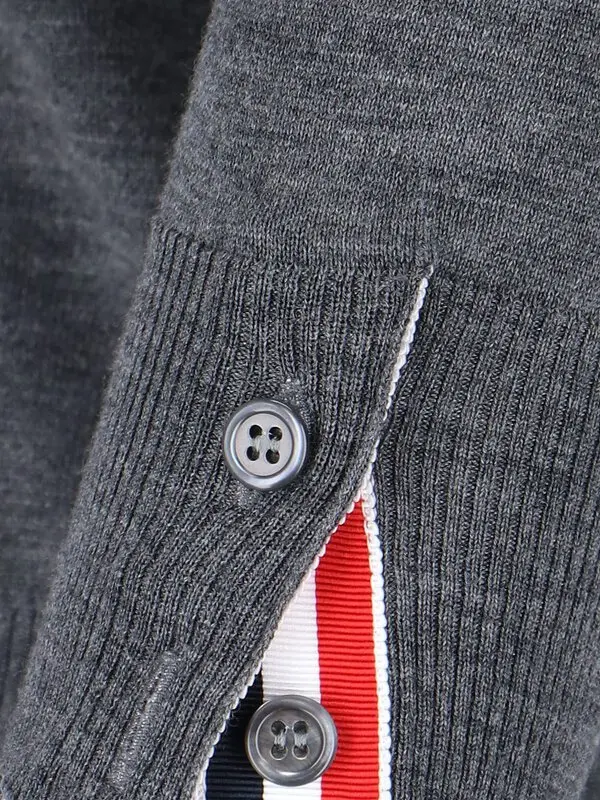 Thom Browne 4-bar Merino Wool Jumper - Gray