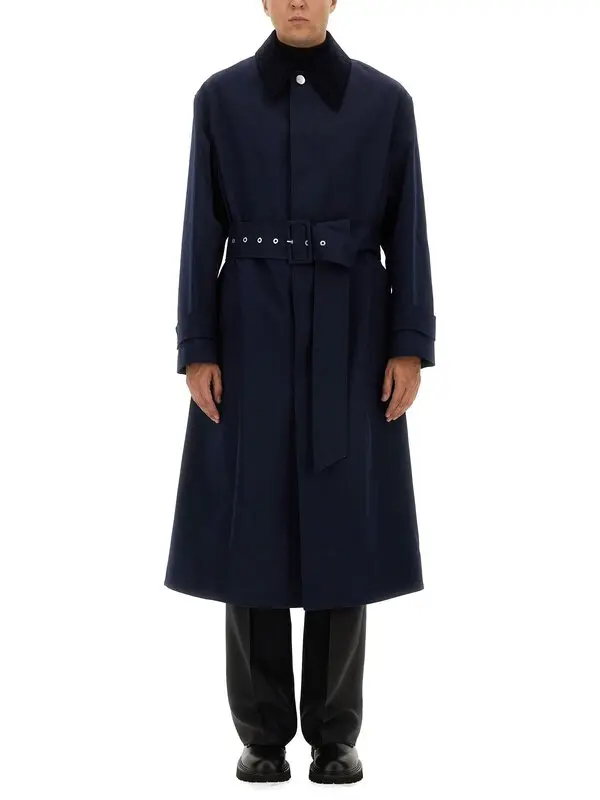 Ami Waterproof Belted Coat